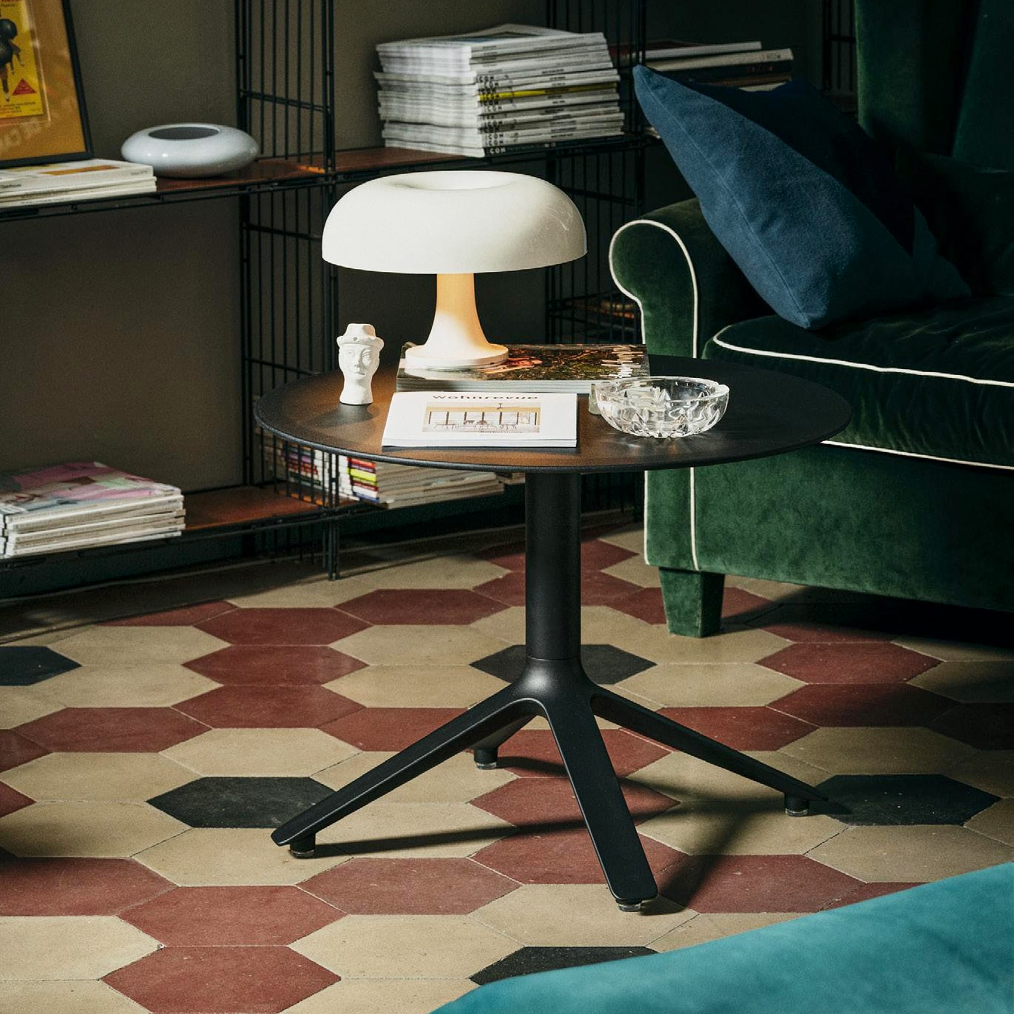 EEX Side Table Wooden Top Indoor Use – Alt Haus Interior Design