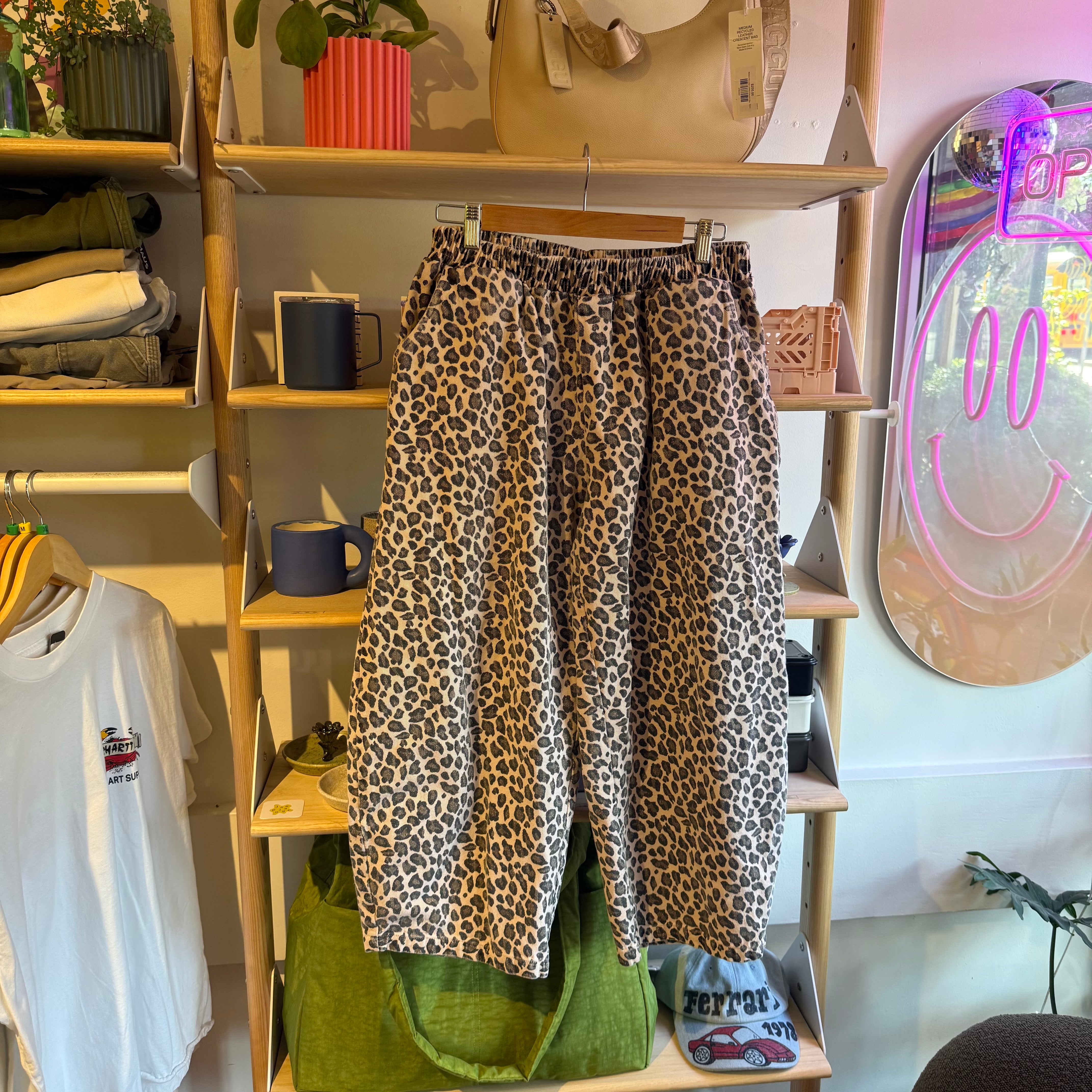 Red Sky Cheetah Print Barrel Pants | XL – Alt Haus Interior Design