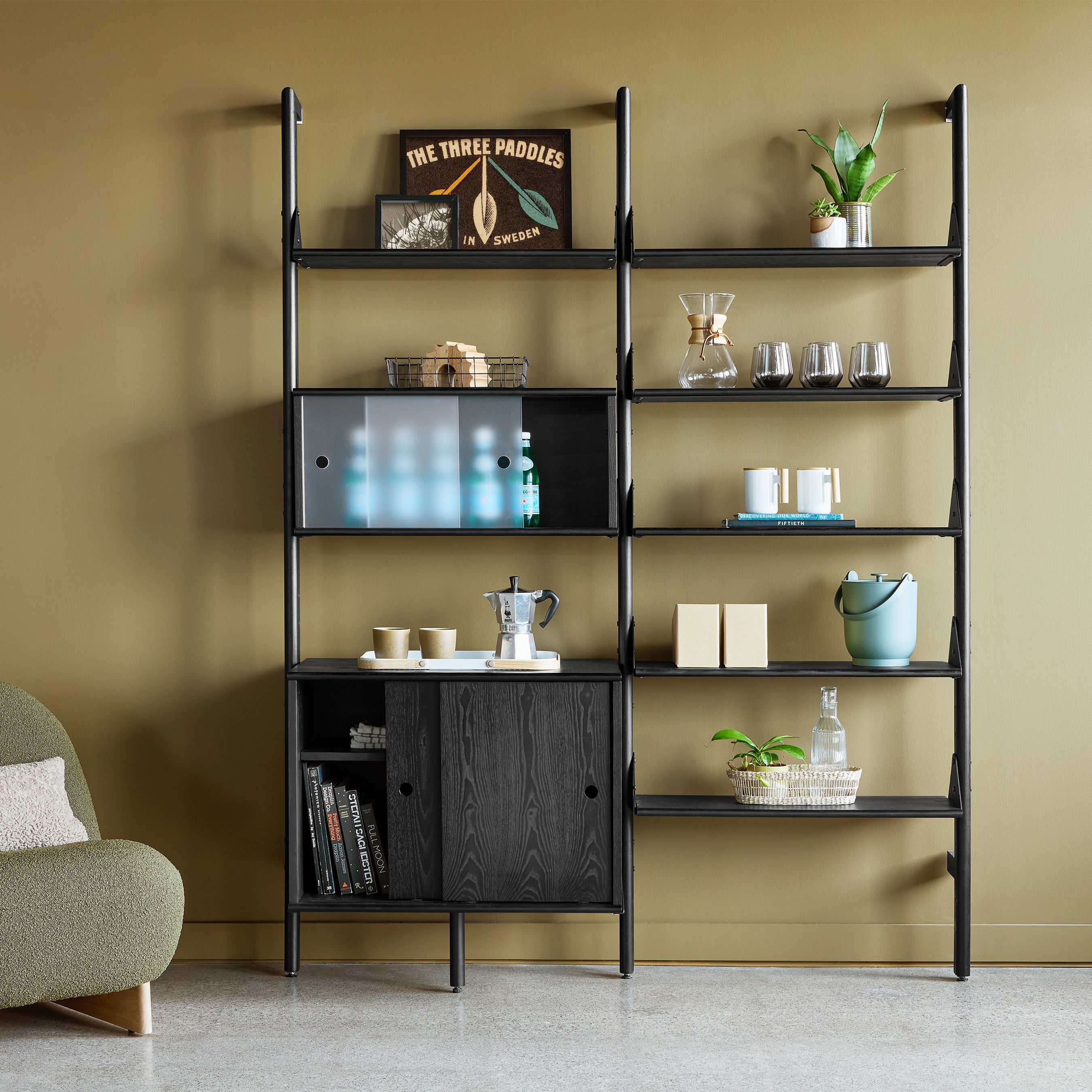 Branch-2 Multi Storage Unit with Shelves – Alt Haus Interior Design