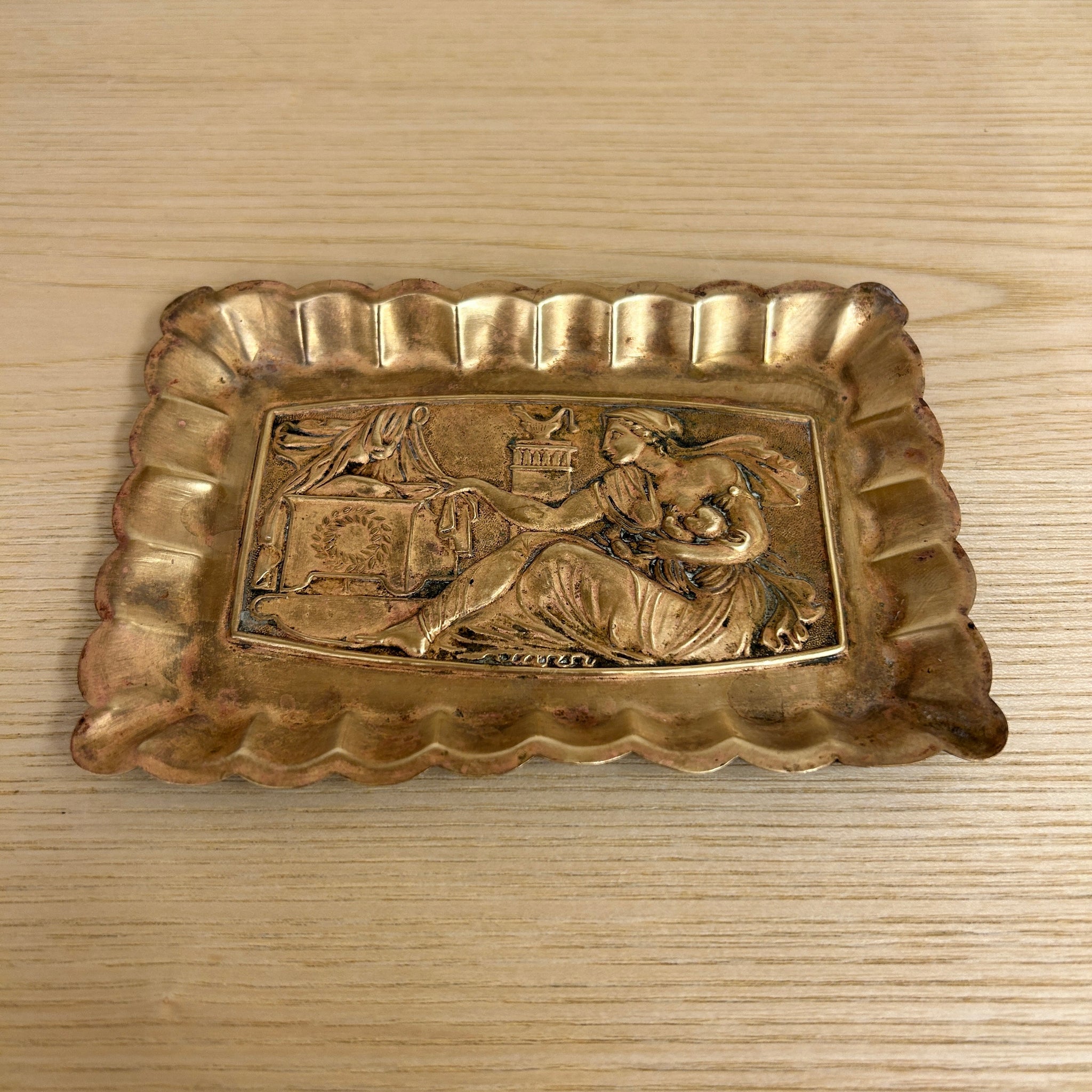 Greecian Embossed Brass Tray – Alt Haus Interior Design