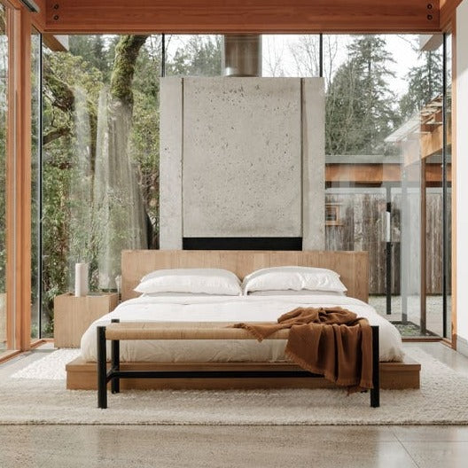 Plank Oak King Bed – Alt Haus Interior Design